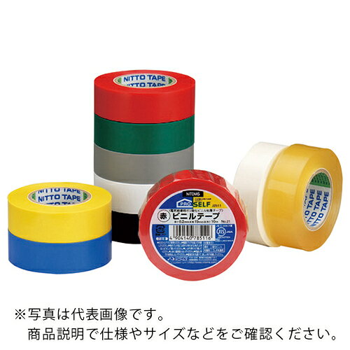 特長：JIS　C2336（電気絶縁用ポリ塩化ビニル粘着テープ）適合品用途：各種電気コードの被覆補修、補強に。仕様：色：ホワイト幅(mm)：19長さ(m)：20厚さ(mm)：0.2手で切断可能粘着力：3.6N/20mm材質／仕上：塩化ビニルゴ...