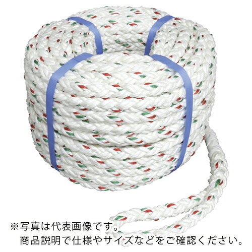 特長：ストランド数が8本で伸びが少なく、キンクが発生しにくく、柔軟で扱いやすいロープです仕様：破断荷重22．0kN（2,240kgf)注意：出荷後の返品不可です。　●メーカー取寄商品について 本商品はメーカーからの取寄商品となります。 納期...
