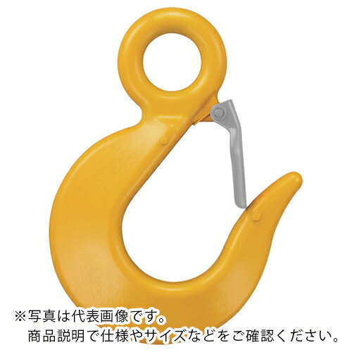 用途：安全レバー付きつり荷側用フック。仕様：基本使用荷重(t)：12.5チェーン線径(mm)：20適合チェーン線径(mm)：20寸法(mm)a：54寸法(mm)b：34寸法(mm)n：95寸法(mm)p：250寸法(mm)s：75寸法(mm...