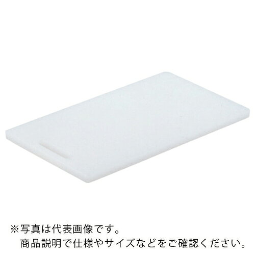 特長：使いやすいプラスチック製のまな板です。用途：家庭用仕様：色：ホワイト幅(mm)：440奥行(mm)：250厚さ(mm)：15耐熱温度：-30〜90℃材質／仕上：ポリエチレン（PE）注意：耐熱温度90℃以上で使用しないでください。　●メ...