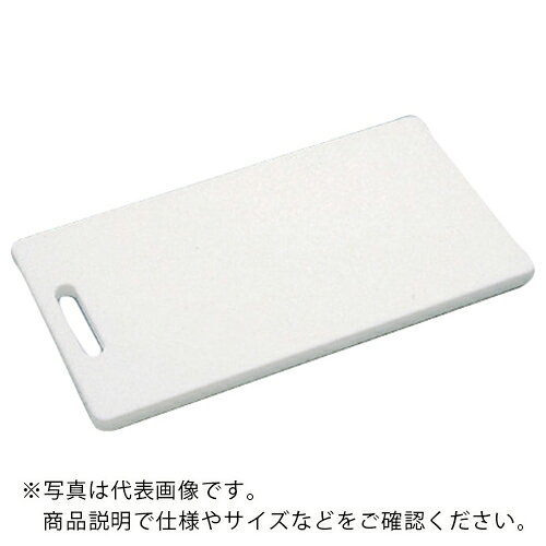 特長：使いやすいプラスチック製のまな板です。用途：家庭用仕様：色：ホワイト幅(mm)：410奥行(mm)：230厚さ(mm)：15耐熱温度：-30〜90℃材質／仕上：ポリエチレン（PE）注意：耐熱温度90℃以上で使用しないでください。　●メ...