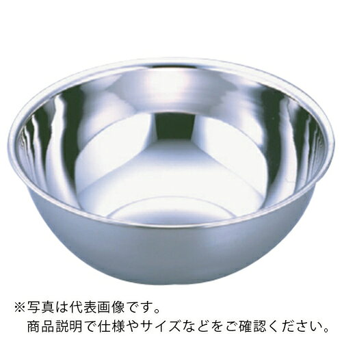 特長：丈夫で衛生的なステンレス製のボールです。用途に合わせて豊富なサイズの製品をお選びいただけます。仕様：サイズ(呼称)：33cm外径(mm)：355高さ(mm)：126.7深さ(mm)：126容量(L)：8.20内径(mm)：330取手：...