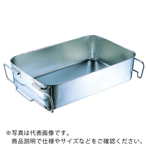 特長：食材の運搬や保管時に積み重ねて使用が出来る「積み重ねハンドル」付き給食バット6038シリーズ同士なら異なる深さの給食バット・穴あきバットとの積み重ねも可能です。ハンドル金具は水が溜まりにくい構造です（NSF規格準拠）フランジタイプ：渕...