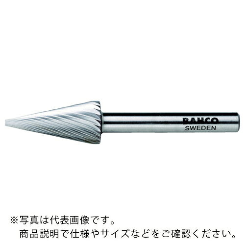 特長：硬度HRC67までの材料の切削が可能です。ヘッド部硬度はおよそ1500HVです。用途：ルーターを使用した材料の切削加工。仕様：形状：ポイント型(シングルカット)刃径(mm)：6刃長(mm)：18軸径(mm)：6タイプ：オール超硬最高使...