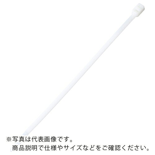 特長：二つの束線を固定したり、分割したりできます。一本のバンドで二つの束線の結束、分割ができます。用途：2つの束線の保持、分割、結束に。仕様：色：ナチュラル幅(mm)：7.6長さ(mm)：373厚さ(mm)：1.9引張強度(N)：534最大...