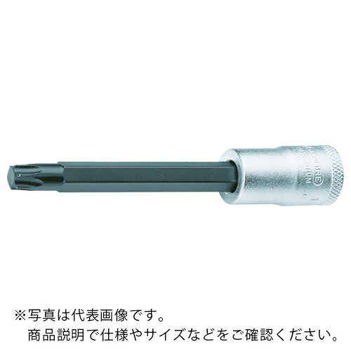 特長：【在庫限り特価にてご提供】特価前オレンジブック価格：2199円（税抜き）。ローレット加工を施すことで、手回しでも手から滑り落ちにくいです。仕様：差込角(mm)：9.5呼びNo.：T27先端寸法(mm)：4.99全長(mm)：94材質／...