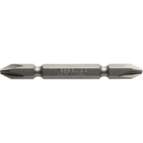 特長：大量ロット生産で品質の安定と低コストを実現しています。オリジナル特殊合金鋼を使用しています。品質管理により、折れに強いビットとしてシビアで過酷な状況での作業が要求される産業界で長い実績があります。片側が折れても反転させて使えます。仕様...