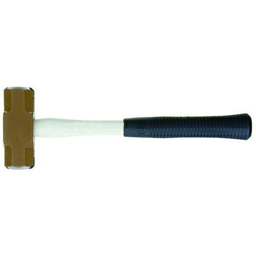 特長：グラスファイバー柄を使用しているため、過酷な使用条件でも柄が折れにくく安全です。用途：建築・土木作業全般。仕様：呼称(ポンド)：2頭径(mm)：37頭長(mm)：105全長(mm)：300呼称：2ポンド頭部長さ(mm)：105材質／仕...