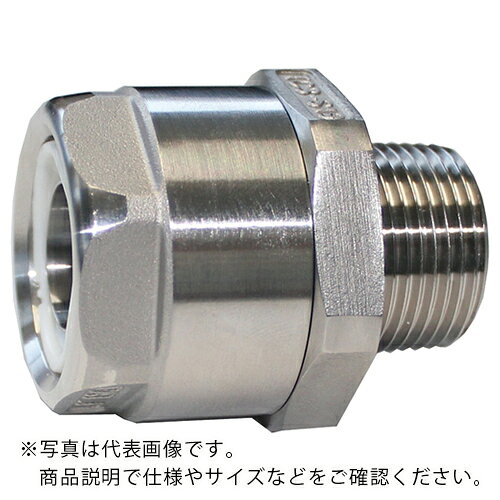 特長：トヨックスホース（シリコーンホース除く）専用継手（オネジ）です。【漏れ・抜け防止ホース継手】流体漏れやホース抜けなどの生産トラブルを防止し、安定生産が可能なホース継手です。【取付作業の標準化】袋ナットを最後まで締め付けるだけで、 均一...