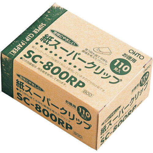 特長：紙を51％以上配合した、環境に優しいクリップです。仕様：挟口寸法(mm)：13とじ枚数(枚)：10縦(mm)：20横(mm)：13とじ枚数：コピー用紙10枚　●メーカー取寄商品について 本商品はメーカーからの取寄商品となります。 納期...