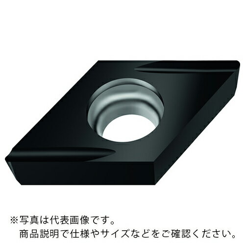 特長：旋盤チップ（ポジチップ）です。用途：主な用途：非鉄金属・非ISO。その他用途：難削材。連続および軽断続切削における仕上げ / 超仕上げ加工仕様：適合被削材：鋼・鋳鉄チップ形状：55°菱形切刃長L(mm)：7.75内接円IC(mm)：6...