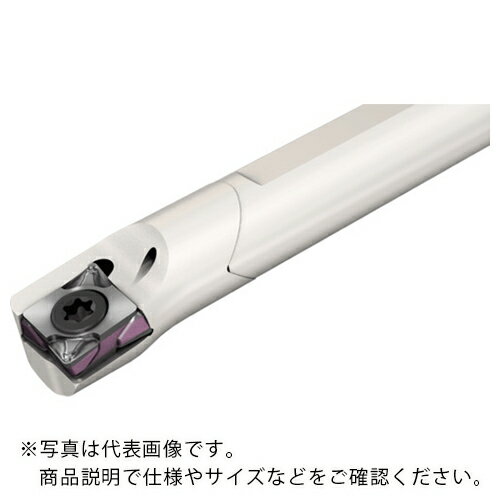 特長：両面4コーナー仕様 ポジ切刃旋削工具です。用途：内外径の中仕上〜仕上旋削加工用。仕様：シャンク高さH(mm)：11接続径DCON(mm)：12最小加工径DMIN(mm)：16機能幅WF(mm)：9首下長さLDRED(mm)：18すくい...