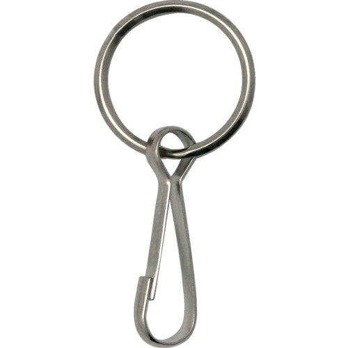 特長：小型・軽量でワンタッチで着脱可能です。仕様：使用荷重(kN)：0.4000使用荷重(N)：400使用荷重(kg)：0.4幅(mm)：27入口寸法(mm)：5サイズ：No.5高さ(mm)：42材質／仕上：スチール注意：使用荷重を超えての...