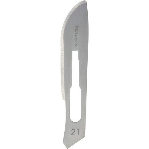 特長：カッターナイフ　メス刃（品番：022KZ-0241）の専用替刃です。なめらかにすべるような切れ味です。ぬれた紙、織物などにもすぐれた切れ味、押し切りも可能です。使用済み刃の収納ケース付きです。用途：障子貼りや細かい作業に。仕様：全長(...