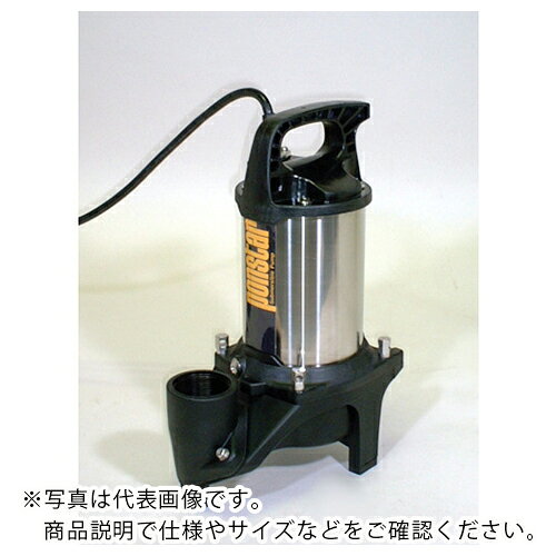 特長：海水用水中ポンプです。大吐出量タイプです。用途：畜舎の汚物処理仕様：周波数(Hz)：50口径(mm)：50口径50ミリモーター出力(W)：40050HZ頑強なステンレス製ポンプです。材質／仕上：ステンレス樹脂製セット内容／付属品：ホー...