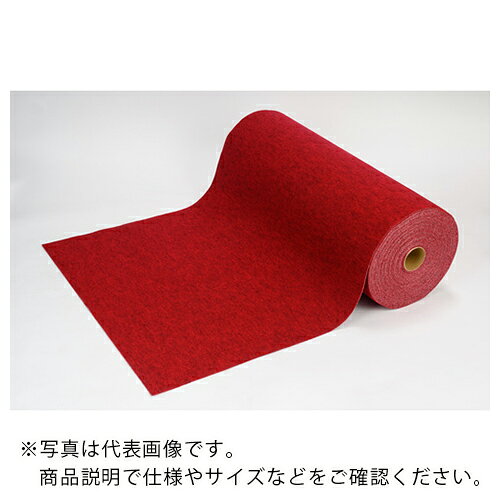 特長：不織布タイプの耐久性に富んだカーペットタイプの敷物です。簡単施工であらゆる場所に対応できます。防炎適合品です。防炎性能登録番号(EO050126)用途：立作業、工場通路、展示会ディスプレイなどの足元用マット。仕様：色：エンジサイズ長辺...