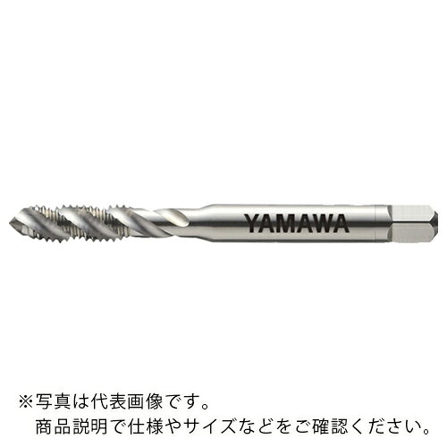 特長：溝がねじれているので小さいカール状の連続した切りくずを後方に排出し、切りくず詰まりを起こしませんので止り穴加工に最適です。切れ味が良いため、特に粘い被加工材やプラスチック等のねじ立てに最適です。タップが食い付き易いです。キー溝のある下...