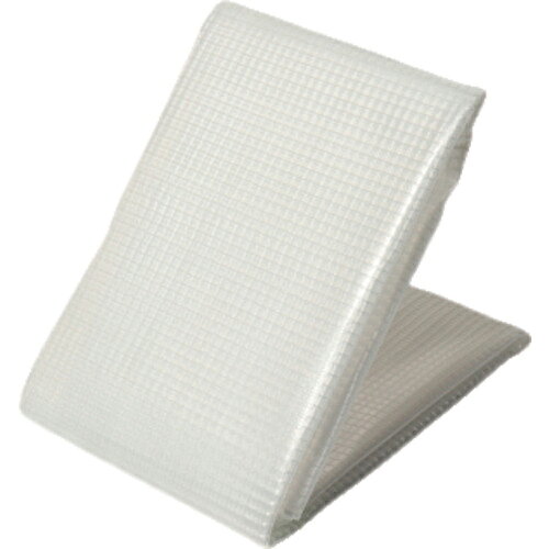 特長：透光性があり、耐候性安定剤を添加した耐候性機能を有したシートです。用途：工場等での間仕切りカーテンや、埃除け防止の簡易カーテン・カバーなどに。仕様：色：透明(糸入り)幅(m)：1.75長さ(m)：2.62厚さ(mm)：約0.5ハトメ数...