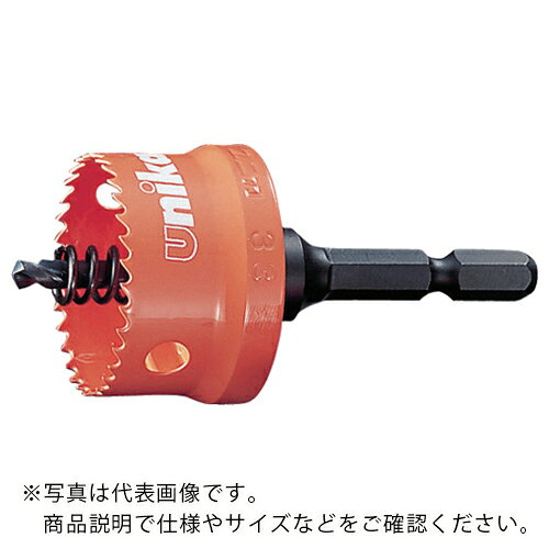 特長：インパクトドライバーで使用可能です。刃厚わずか0.5mmで刃部にコバルトハイスを使用しており、鋭い切れ味と軽快で快適な作業を実現します。用途：被削材:薄鉄板(2mm以下）、アルミ板(2mm以下)、塩ビ板、合板、FRP板、等。仕様：刃径...