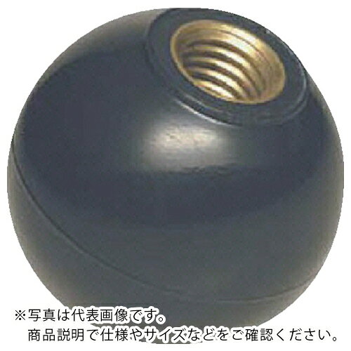 仕様：外径(mm)：25ねじ寸法：M8×1.25ねじ深さ(mm)：12プラスチック握り玉材質／仕上：グリップ：ABS樹脂 芯金：黄銅(カドミウム低減材)注意：接着剤使用の際は、ABS樹脂適応のものをご使用ください。高温または多湿の条件下でご...