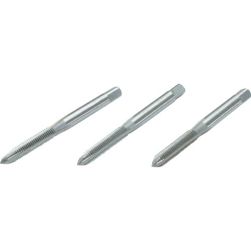 特長：荒・中・仕上の3本組です。仕様：先端：先・中・上呼び寸法：M5ピッチ(mm)：0.8ねじ長さ(mm)：23サイズ：M5