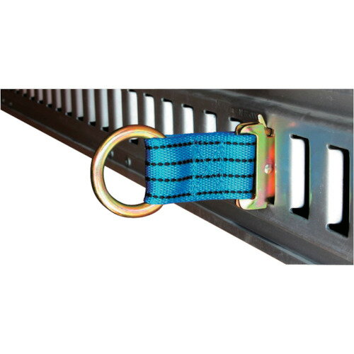 特長：トラックレールにワンタッチで取り付け可能です。用途：トラックレールを使用して荷物を運ぶ時にロープなどと組み合わせて使用。仕様：名称：トラックレール用先端金具最大使用荷重(t)：0.4最大使用荷重(kN)：3.25ベルト寸法(mm)幅×...