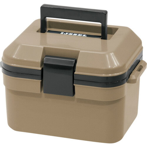特長：密閉度を配慮したバックル設計の為、クーラー内の冷気をガードします。フタお弁当の保冷にピッタリサイズ350mL缶：6本フタの脱着可能用途：アウトドアシーンに映えるアースカラーのクーラーボックス。仕様：色：サンドベージュ幅(mm)：219...