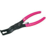 特長：自動車のフロント・リアバンパー、フロントフェンダーライナー等に使用されている樹脂製クリップの取り外し及び装着時の軸部の縮め・挿入が容易に行えます用途：内装外装部品の取り外しに。仕様：全長(mm)：196厚さ(mm)：9高さ(mm)：9...