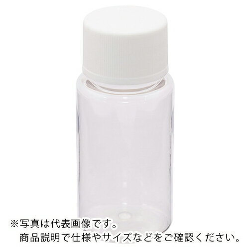 特長：中栓・パッキン無しでも液モレを防止します。用途：材質：本体／PET（ポリエチレン テレフタレート）、キャップ／PP（ポリプロピレン）仕様：PETスクリューバイアルJST−RN20注意：1箱あたりの価格です。　●メーカー取寄商品について...