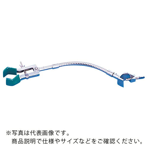 特長：フレキシブルアームにより多方向へのセンサー等の設置が可能です。用途：材質：本体／亜鉛ダイキャスト（クロムメッキ）、アーム／スチール（クロムメッキ）、スタンド／鋳鉄（焼付塗装）付属品：スペアキャップ1-7213-01〜04＞　柄部分サイ...