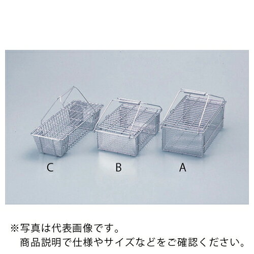 仕様：外形寸法(mm)幅：266外形寸法(mm)奥行：111外形寸法(mm)高さ：83材質：ステンレス(SUS304)網目サイズ：13×33mm外寸法(mm)：266×111×83内寸法(mm)：253×89×63　●メーカー取寄商品につい...