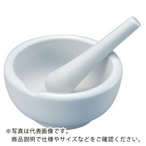 仕様：サイズ(外寸×内寸×高さ×深さ)(mm)：φ210×φ180×110×100化学組成：SiO2／67.7％、Al2O3／18.6％乳棒付き(長さ：約220mm)注意：乳鉢、乳棒はセラミックス製品のため、表記中の仕上がり寸法には若干の誤...