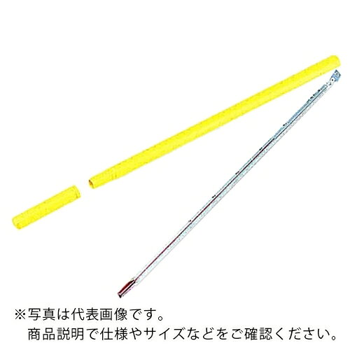 特長：収縮チューブ（FEP製）で被膜されており、溶剤をはじめ薬品中などで使用する事ができます。仕様：測定範囲：0〜100℃最小目盛：1℃タイプ：アルコール全長×外径：300×φ6.7mmフッ素樹脂コート　●メーカー取寄商品について 本商品は...