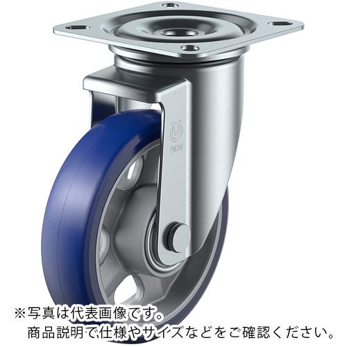 特長：旋回始動性がよく、作業負担を軽減しました。シミー現象をおさえ、低騒音です。車輪の摩耗が少なく、長寿命を実現しました。あっ！と驚く旋回性能「プレミアムウレタン」総負荷500kgを片手で押せる約17kg*を実現（*φ150の場合で社内実験...