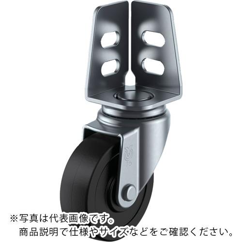 特長：アングルへの取り付けが簡単にできます。走行性に優れたゴム車輪を使用しています。用途：アングル式の棚や軽荷重機器運搬に。仕様：許容荷重(daN)：30許容荷重(kgf)：30.6車輪径D(mm)：50車輪幅(mm)：20取付高H(mm)...
