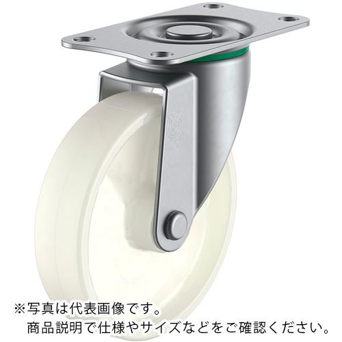 特長：耐水性、耐食性に優れたオールステンレス製金具を使用した標準的な小型キャスターです。食品、薬品などを扱う水回りやサビを嫌う場所に最適です。用途：オールステンレス製食品台車、薬品台車、ワゴン。仕様：許容荷重(daN)：50許容荷重(kgf...