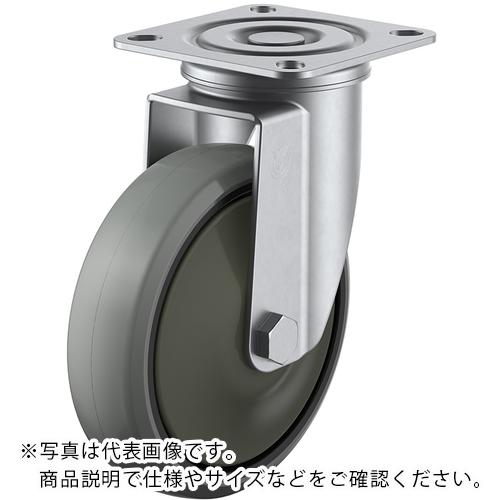 特長：耐水性、耐食性に優れたオールステンレス製金具を使用した中型キャスターです。軽量で耐油性・耐摩耗性に優れたナイロンホイールウレタン車輪を使用しています。食品、薬品などを扱う水回りやサビを嫌う場所に最適です。用途：オールステンレス製食品台...