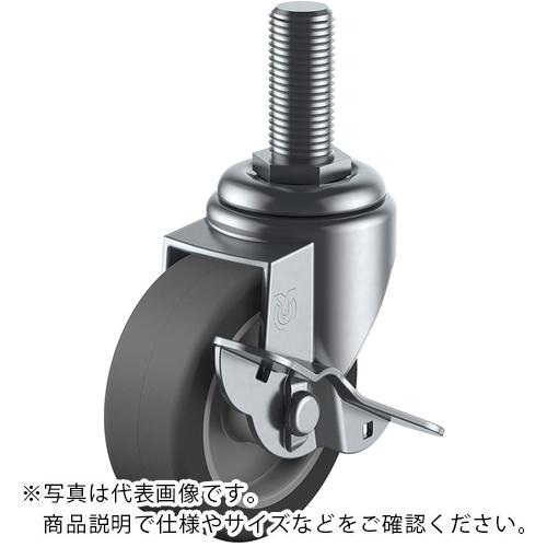 特長：走行性・耐荷重を備えた標準的な小型キャスターです。軽量物運搬用のワゴンやラックに最適です。床面に跡が付きにくい材質です。床面を汚しにくいエラストマー車輪を使用しています。用途：台車や家具、什器に。仕様：許容荷重(daN)：50許容荷重...