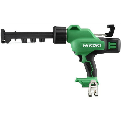 特長：高トルクで液垂れ防止機構付の18Vコードレスコーキングガンです。先端部のホルダを交換することで、ソーセージ型の取り付けや、吸い込み型としても使用可能です。変速ダイヤルと変速トリガで、様々な作業に合わせて押出速度を楽に調整できます。ツー...