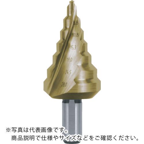 特長：チタンコーティングにより耐熱性が高く、多様なワーク材質に対応可能です。ノンコーティング品と比較して約3〜4倍長寿命です。CBN研磨とスパイラルフルートによりビビりを最小限に抑えて高い切削性能を発揮します。スパイラルフルートにより長い切...
