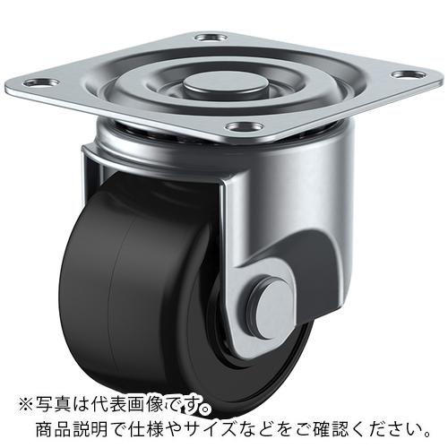 特長：取付高さを限りなく低く抑えた重荷重用キャスターです。高い荷重をかけた状態でも軽い旋回を維持します。長期間の重荷重による車輪の変形を防げます。用途：取付高さを限りなく低く抑えた重荷重用キャスターで機器の設置などに仕様：許容荷重(daN)...
