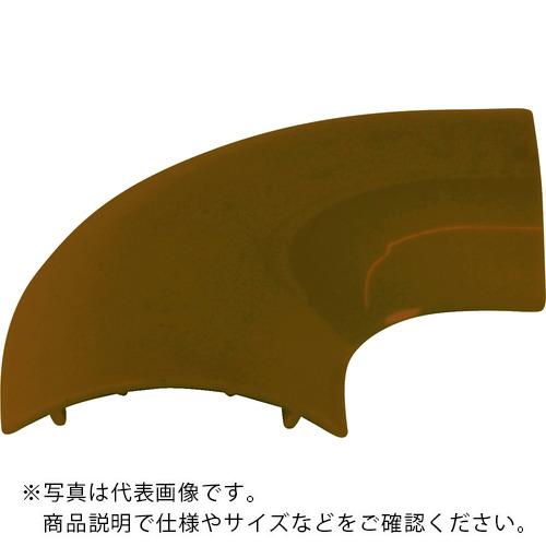 特長：床用モールのカーブ型連結パーツです。はめやすく取り付けが簡単です。用途：床面の配線保護に。仕様：色：ブラウン適合ケーブル：VVF1.6×2C×2条幅(mm)：60長さ(mm)：94.6厚さ(mm)：13材質／仕上：ABS樹脂注意：提供...