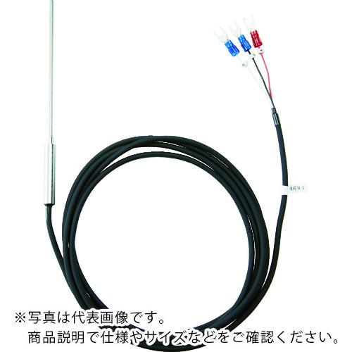特長：200℃までの温度測定に適した精度の高い温度センサーです。抵抗から温度を測定するため、補償導線等の特殊導線は不要です。3導線式で抵抗素子の一端に2本、他端に1本の導線を接続しており、導線抵抗の影響を少なくできます。仕様：常用限度(℃)...
