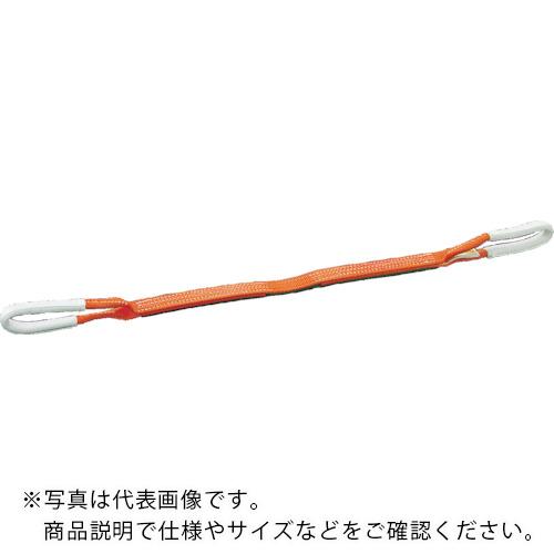 特長：適度な伸びが衝撃を柔らげます。グリーン面（使用面）とオレンジ面（外面）が色分けされています。（ベルトスリングの構造上、グリーン面（使用面）とオレンジ面（外面）では耐久性が異なりますので、グリーン面（使用面）で正しく使用してください。）...