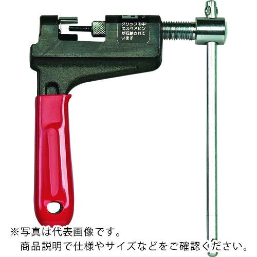 特長：チェーンカッター用スペアピンです。CH-140専用です。用途：スペアピンです。仕様：全長(mm)：35適合チェーンカッター：CH-140CH-140型専用長さ：35mmピン径：φ3.5注意：10本単位の販売です。