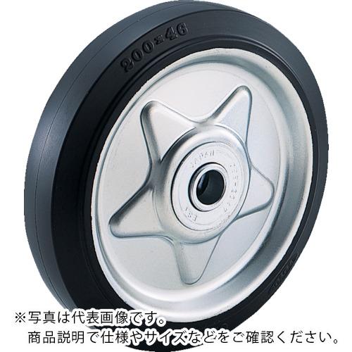 特長：スチールホイールは、デザイン性も良く特徴のある星マークの形をしています（意匠登録済）。用途：運搬台車等取付用、車輪のみ仕様：許容荷重(daN)：100許容荷重(kgf)：102車輪径D(mm)：100車輪幅(mm)：35適合機種：TJ...