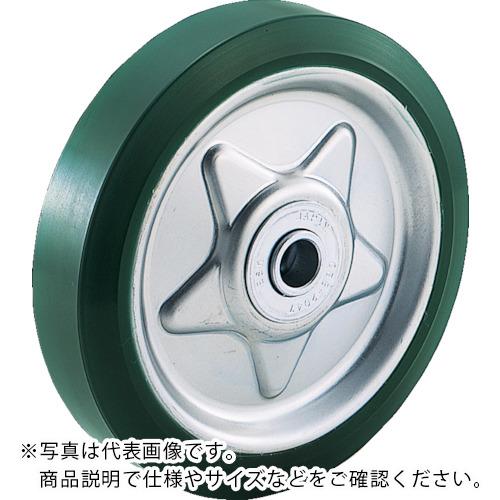 特長：スチールホイールは、デザイン性も良く特徴のある星マークの形をしています。（意匠登録済）自在旋回部は、ダブルベアリングを採用し、滑らかな回転を実現しています。車輪回転部はコマーシャルベアリング入で耐久性に優れています。ウレタン車輪ですの...