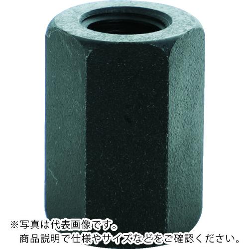 特長：ボルトの長さが短い時、ボルトとボルトを繋ぐためのナットです。用途：ボルト接続用として。仕様：対辺寸法(mm)：17適合ボルト：M10高さ(mm)：25材質／仕上：スチール（S45C）処理：焼き入れ(HRC32±6)、黒染仕上げ注意：ボ...