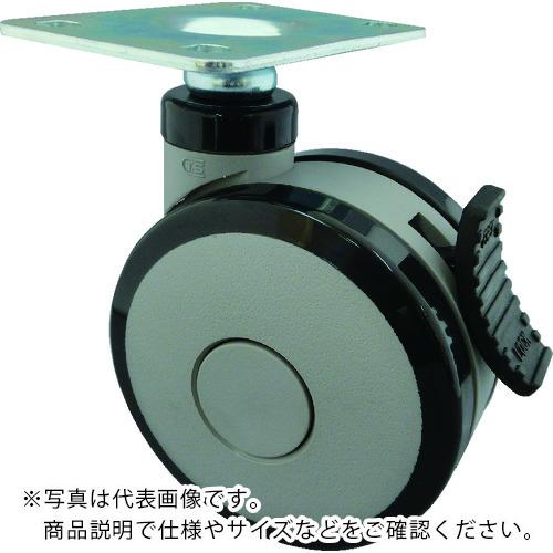 特長：国内ベッド規格にも適応している医療機器にも利用可能な大型双輪キャスターです。ストッパーは旋回と車輪を同時に固定するダブルストッパーでより確実な固定が可能です。用途：医療・商業・福祉・家庭用ベッドや医療機器、大型家具や什器など室内使用の...