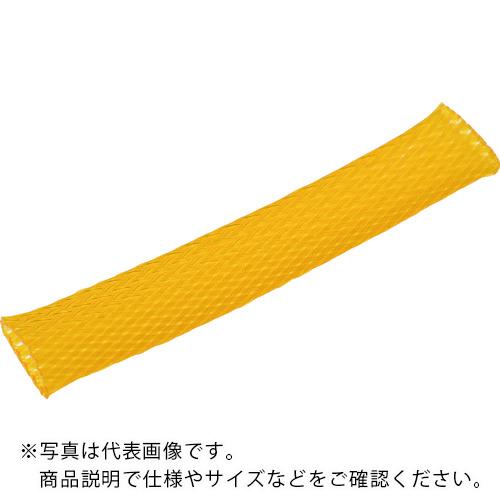 特長：伸縮自在のカラー編組チューブです。電力関係のオレンジをはじめ、多色化に備え、全7色そろえました。用途：配線の保護に。仕様：色：イエロー呼び径(mm)：12長さ(m)：10内径(mm)：40(最大径)最小径(mm)：22拡大最大径(mm...